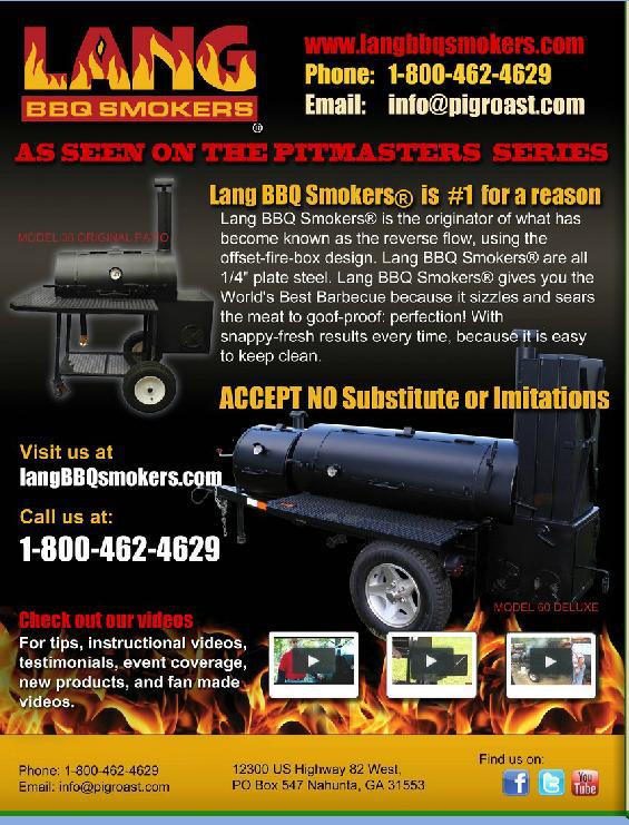 Smoke Signal Magazine - Lang BBQ Smokers Blog