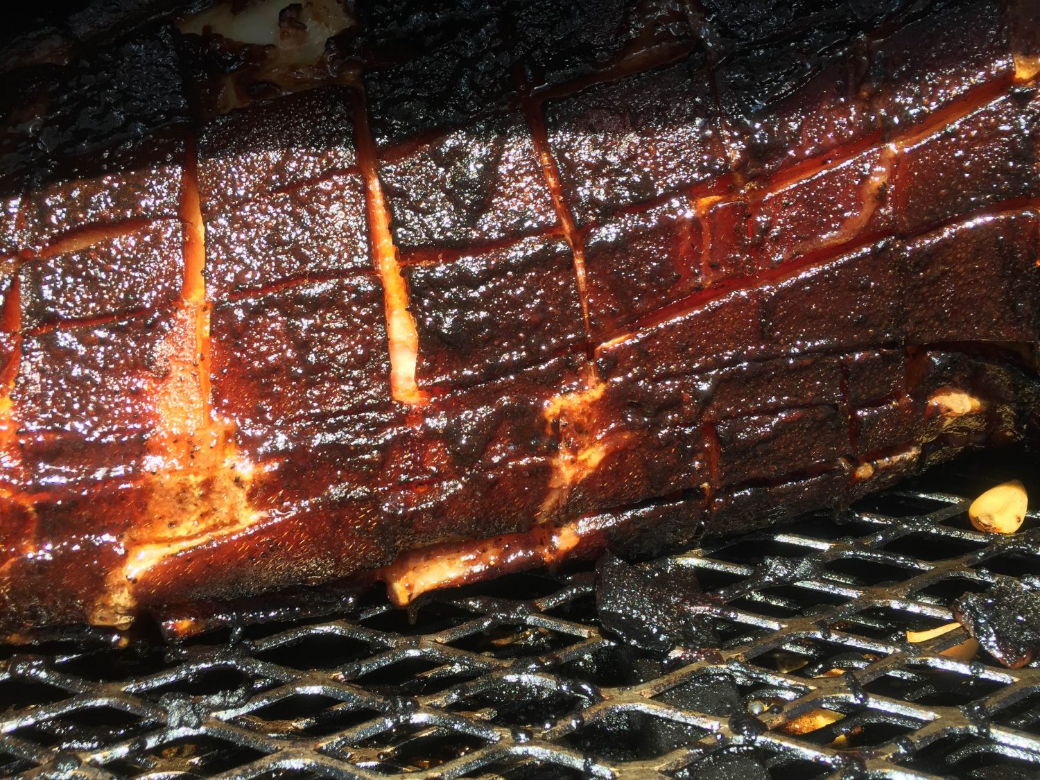 Whole Pig Smoked on a Lang in Canada